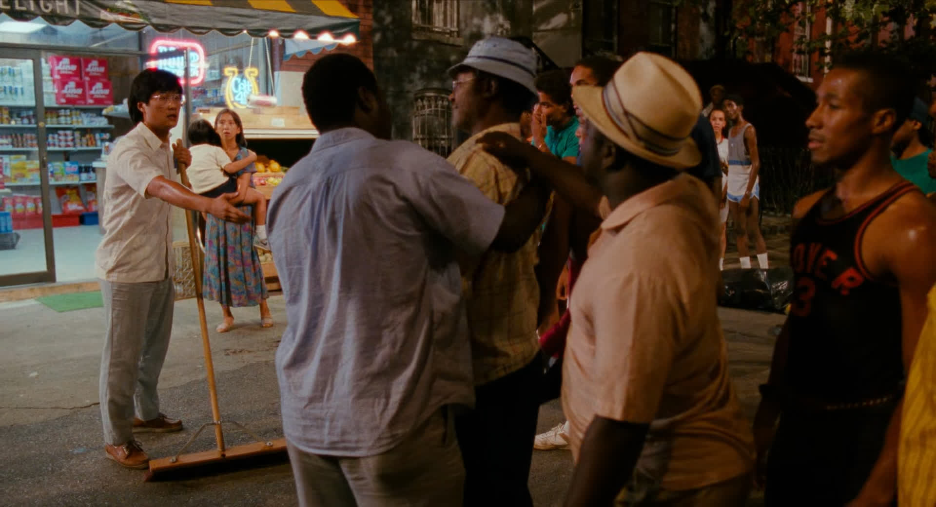 "group-shot" in Do the Right Thing (1989) stills and screengrabs | SHOT ...